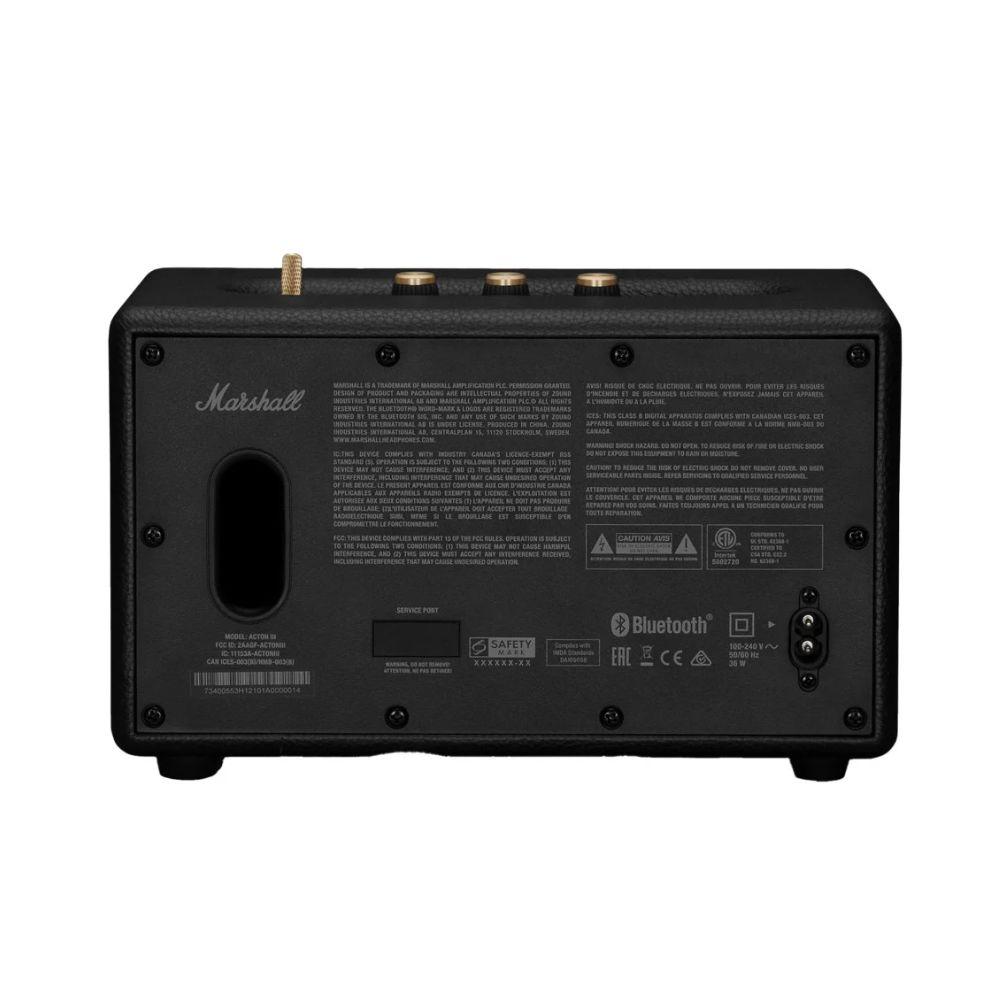 MARSHALL ACTON III BLACK (RMS 60 Watts)