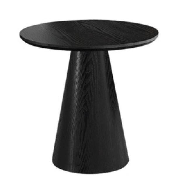 WOODEN CONE SIDE TABLE